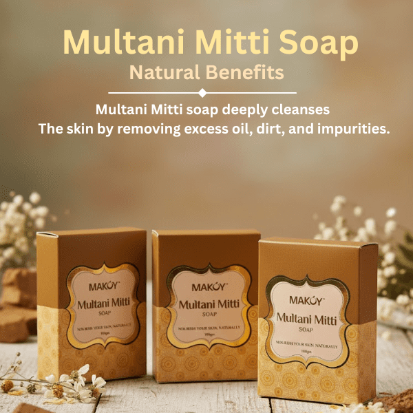 Multani Mitti Soap – Handmade 3 Pack | Natural & Chemical Free